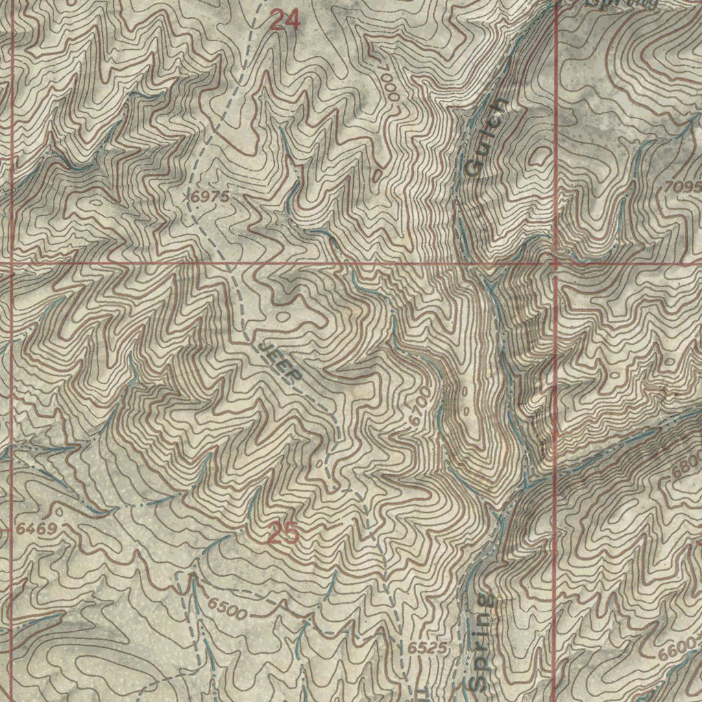 MT-BRIGGS RANCH: GeoChange 1964-2013 Map by Western Michigan University ...