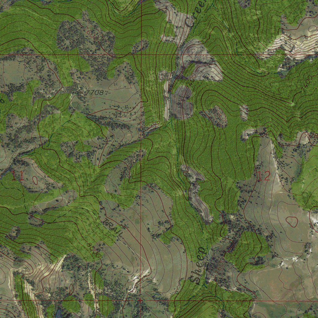 MT-MONUMENT HILL: GeoChange 1964-2013 Map by Western Michigan ...