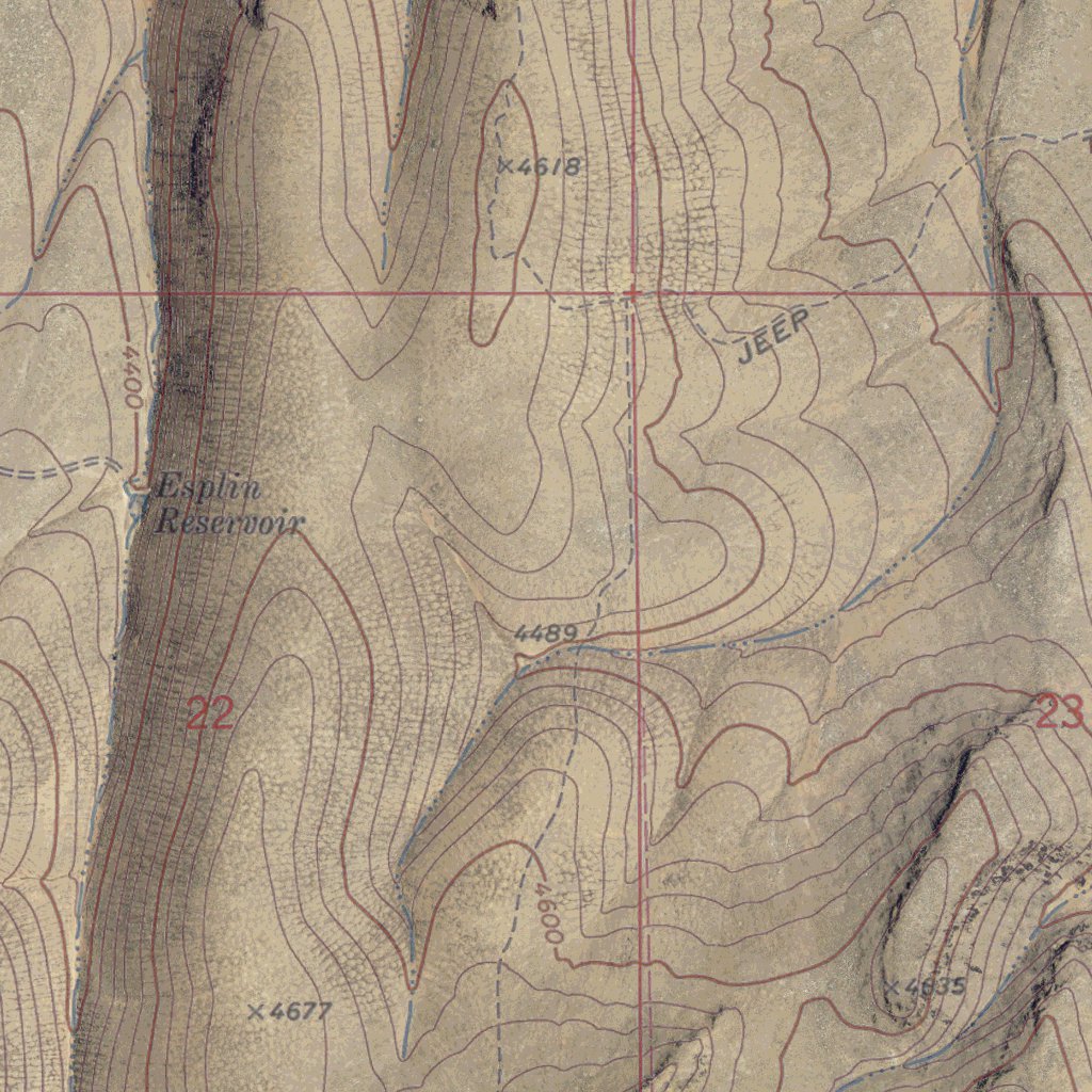 OR-COPELAND RESERVOIRS: GeoChange 1971-2012 Map by Western Michigan ...