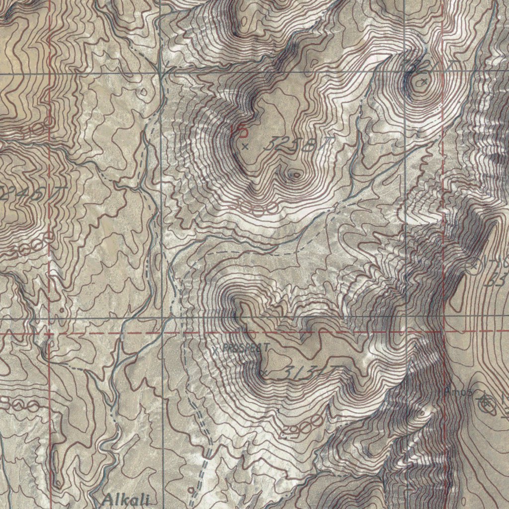 OR-LITTLE VALLEY: GeoChange 1964-2012 Map by Western Michigan ...