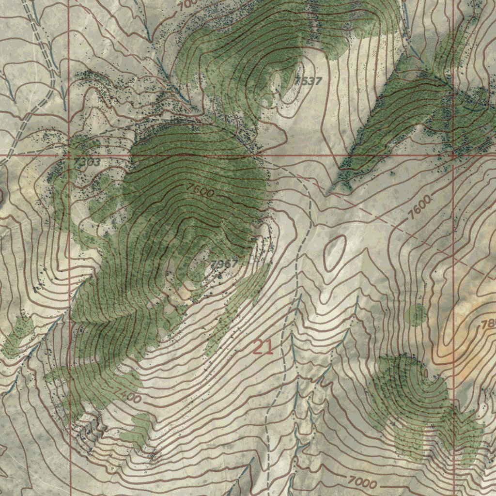 MT-HENRY GULCH: GeoChange 1967-2013 Map by Western Michigan University ...