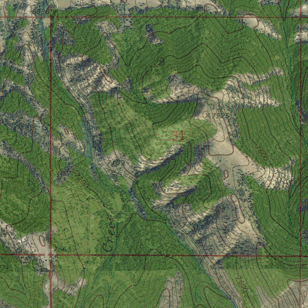 MT-ID-BIG TABLE MOUNTAIN: GeoChange 1967-2013 Map by Western Michigan ...
