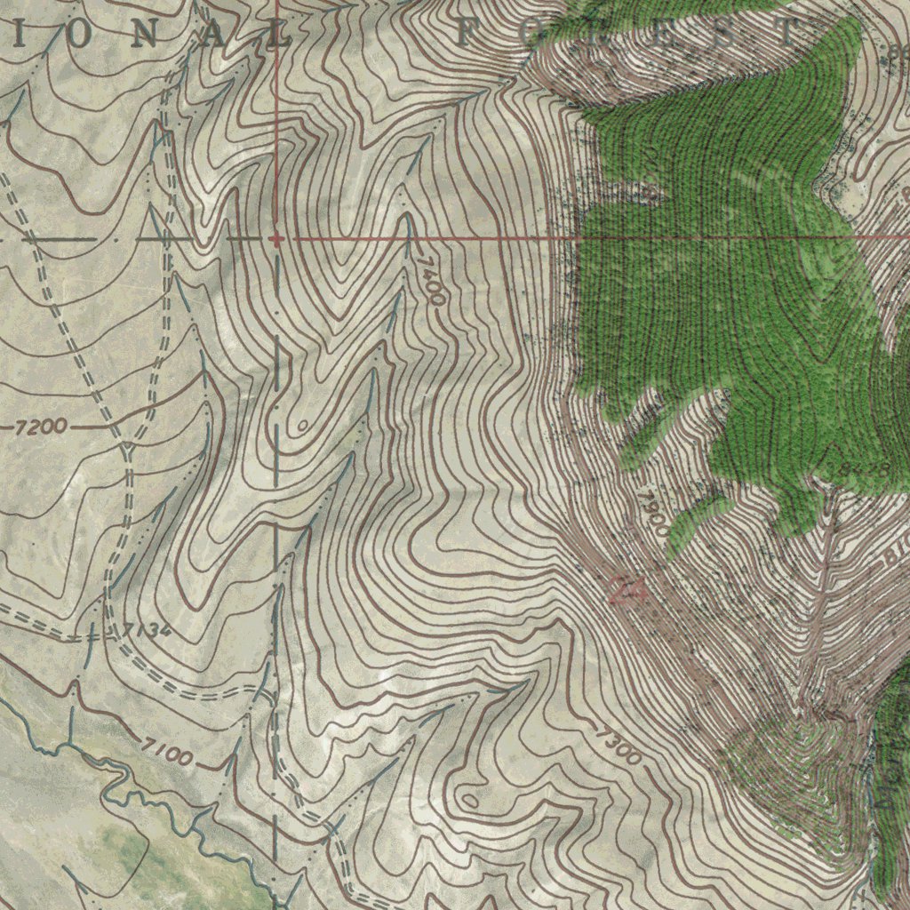 MT-ISLAND BUTTE: GeoChange 1964-2013 Map by Western Michigan University ...