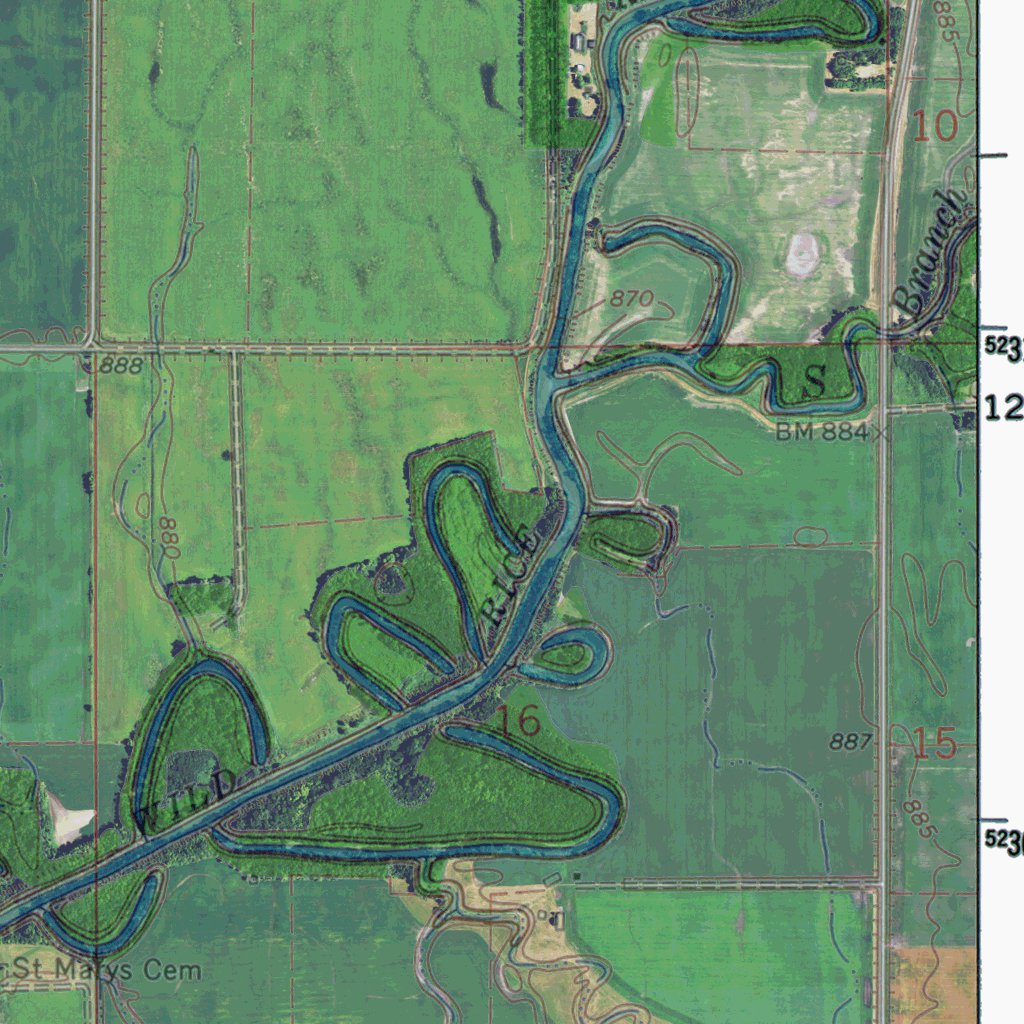 MN-FELTON NW: GeoChange 1965-2013 Map by Western Michigan University ...
