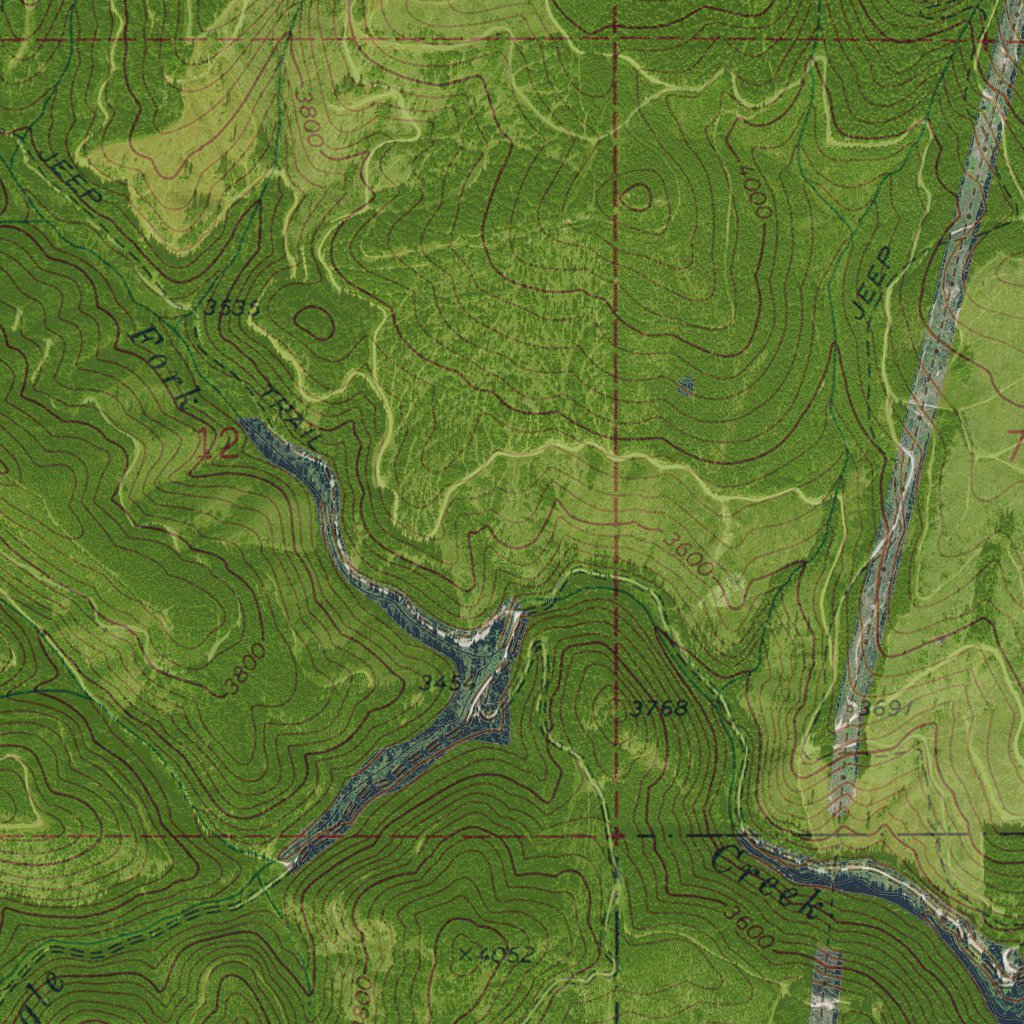 ID-HUCKLEBERRY MOUNTAIN: GeoChange 1968-2013 Map by Western Michigan ...