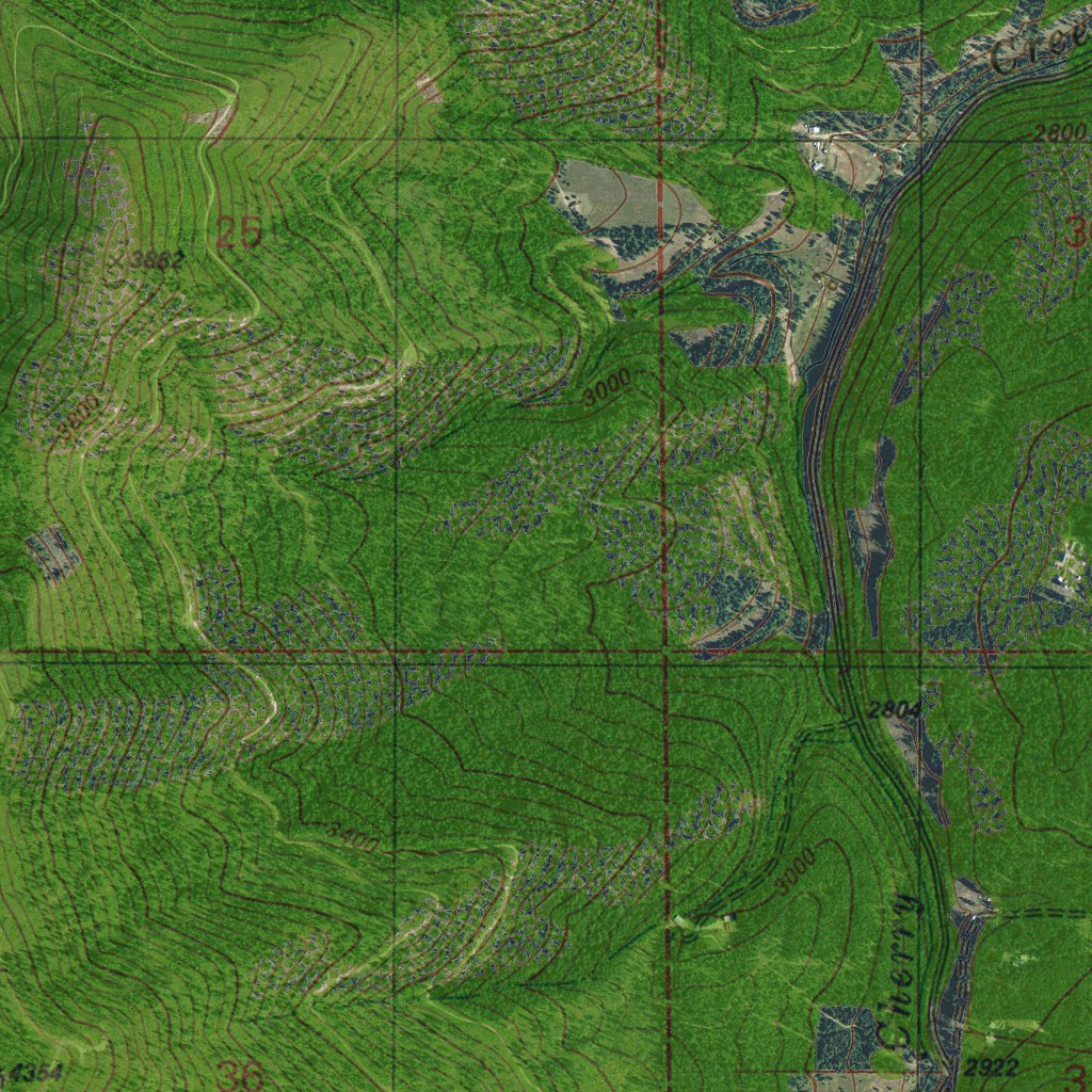 ID-BENEWAH LAKE: GeoChange 1975-2013 Map by Western Michigan University ...