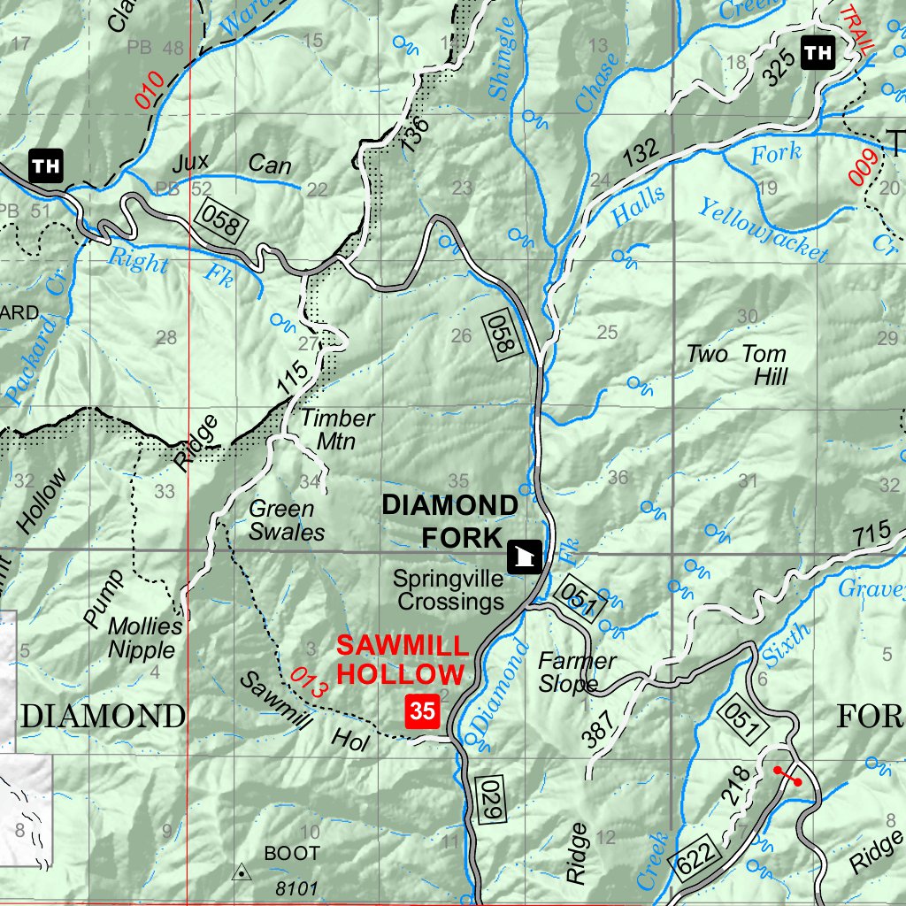 Uinta Wasatch Cache National Forest Pleasant Grove, Spanish Fork and ...