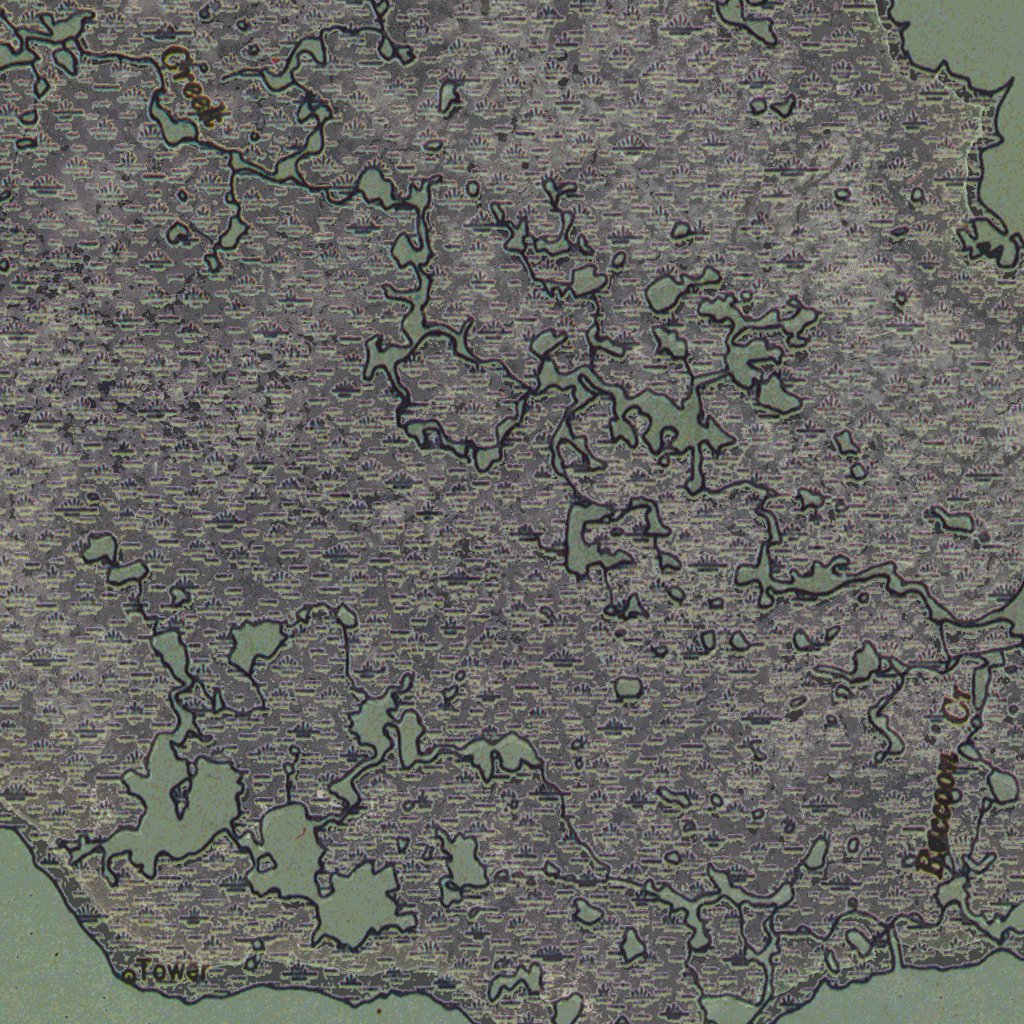 NC-GREAT ISLAND: GeoChange 1948-2012 Map by Western Michigan University ...