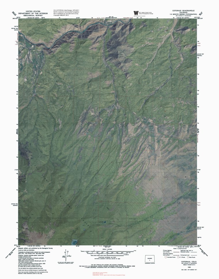 CO-COTOPAXI: GeoChange 1975-2011 Map by Western Michigan University ...