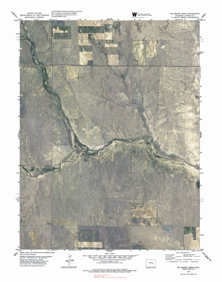 CO-MCKENZIE DRAW: GeoChange 1974-2011 Map by Western Michigan ...