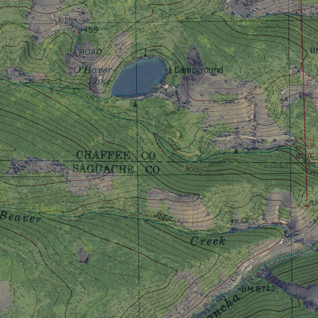CO-MOUNT OURAY: GeoChange 1975-2011 Map by Western Michigan University ...
