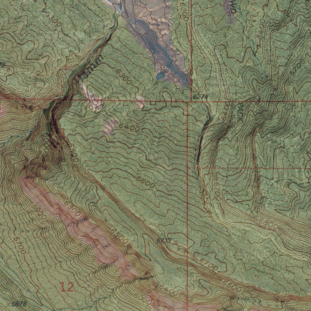 CO-HAMM CANYON: GeoChange 1947-2011 Map by Western Michigan University ...