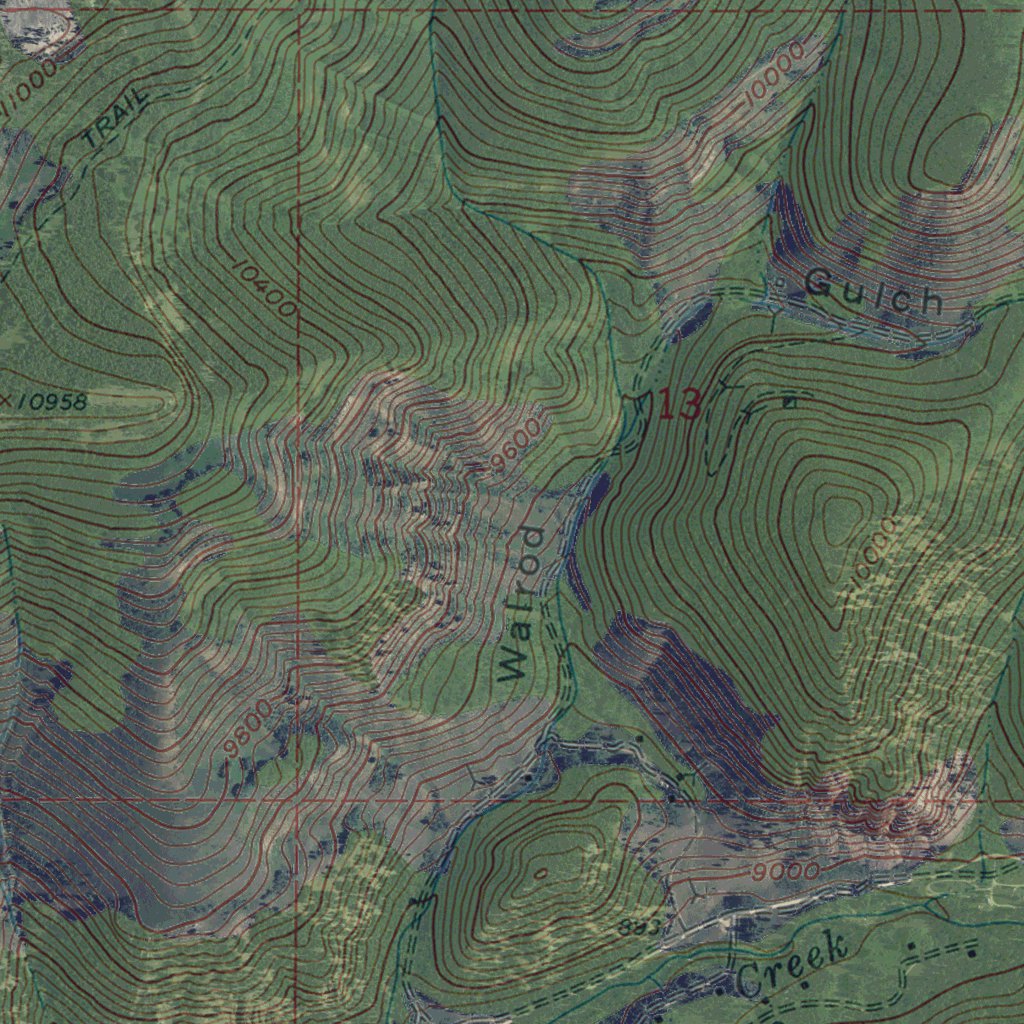 CO-CEMENT MOUNTAIN: GeoChange 1958-2011 Map by Western Michigan ...