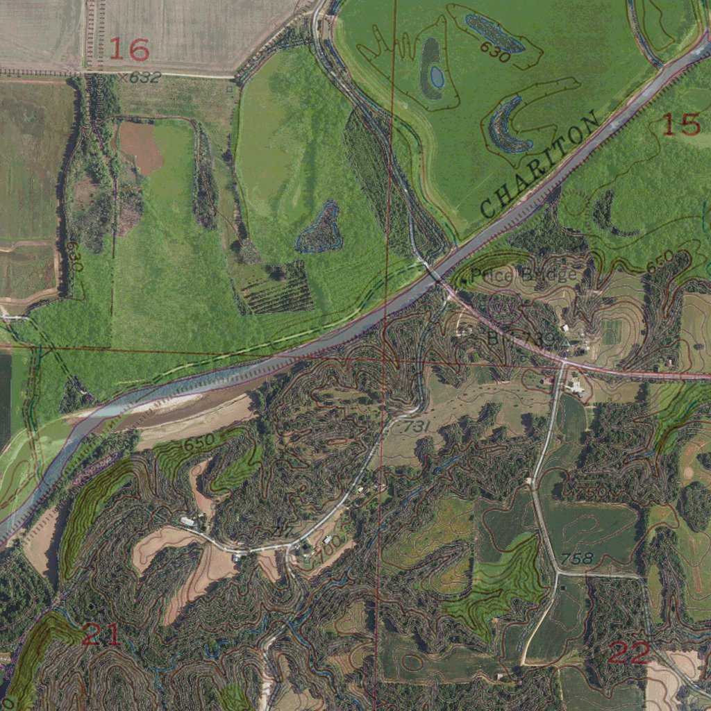 MO-KEYTESVILLE: GeoChange 1948-2012 Map by Western Michigan University ...