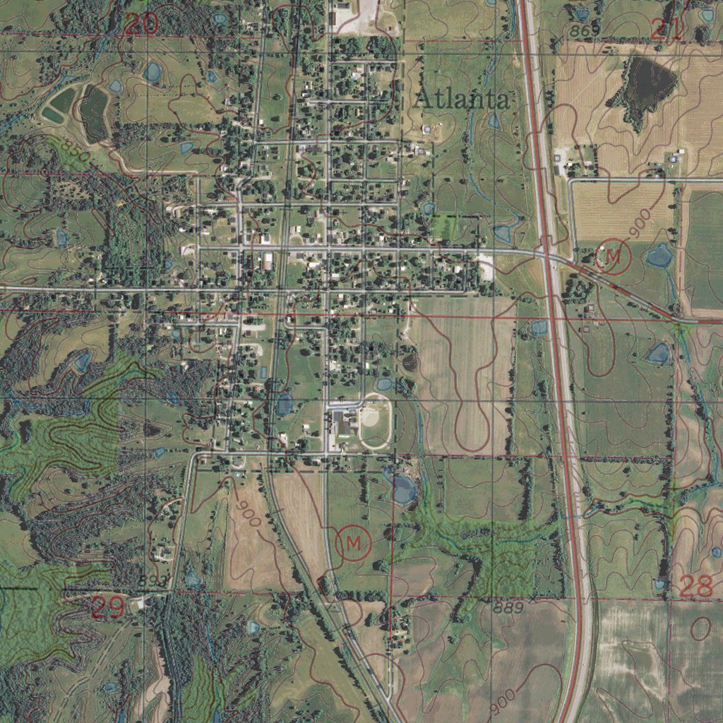 MO-ATLANTA: GeoChange 1974-2012 Map by Western Michigan University ...