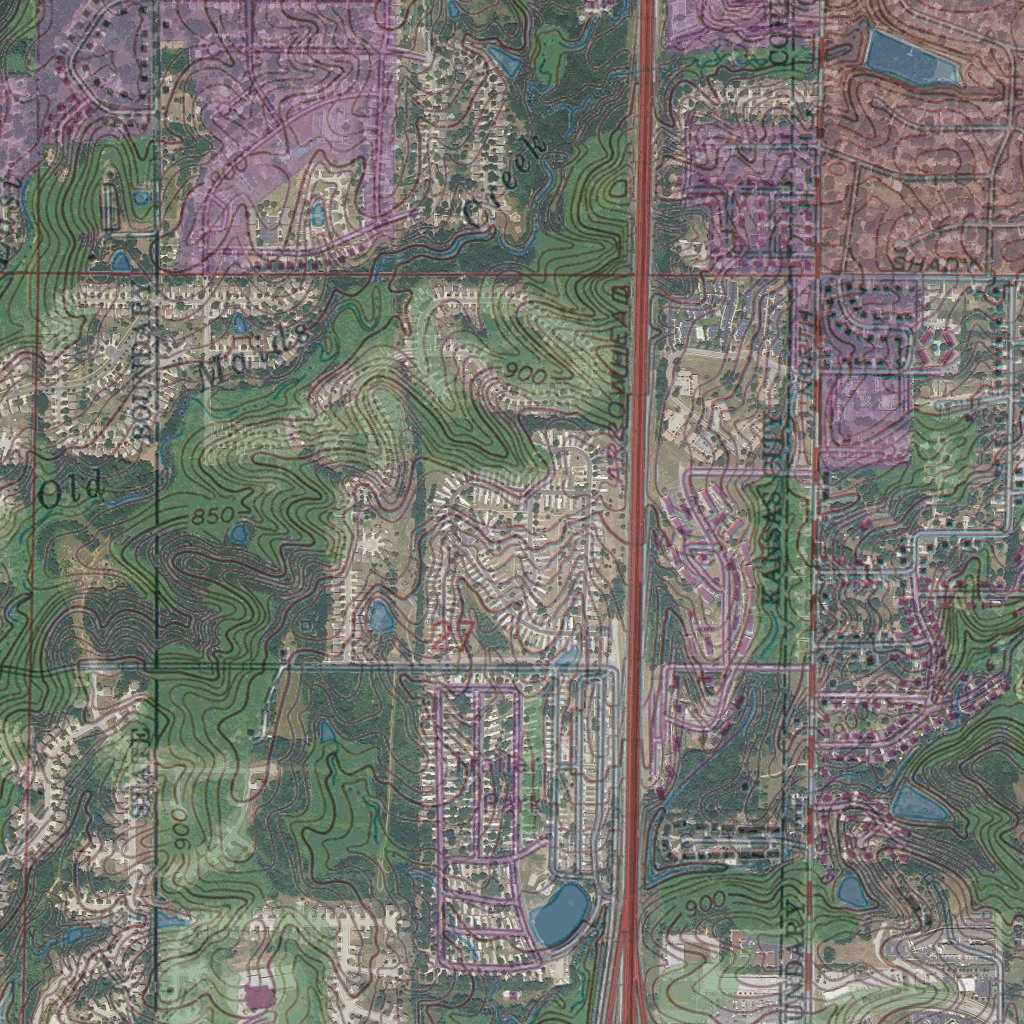 MO-KS-NORTH KANSAS CITY: GeoChange 1934-2012 Map by Western Michigan ...