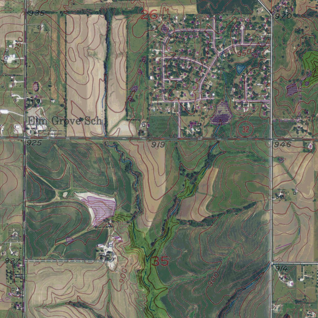 KS-BONNER SPRINGS: GeoChange 1947-2012 Map by Western Michigan ...