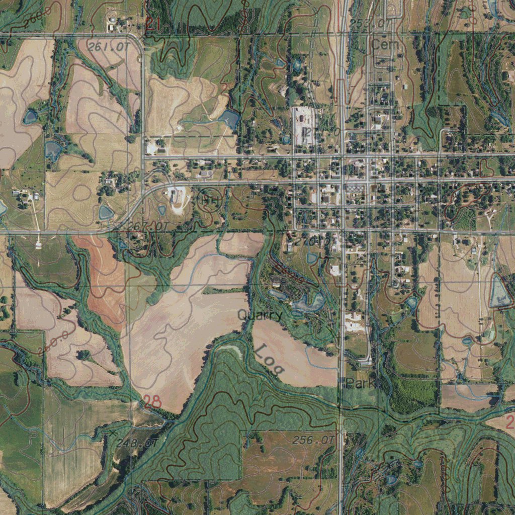 MO-HAMILTON WEST: GeoChange 1979-2012 Map by Western Michigan ...