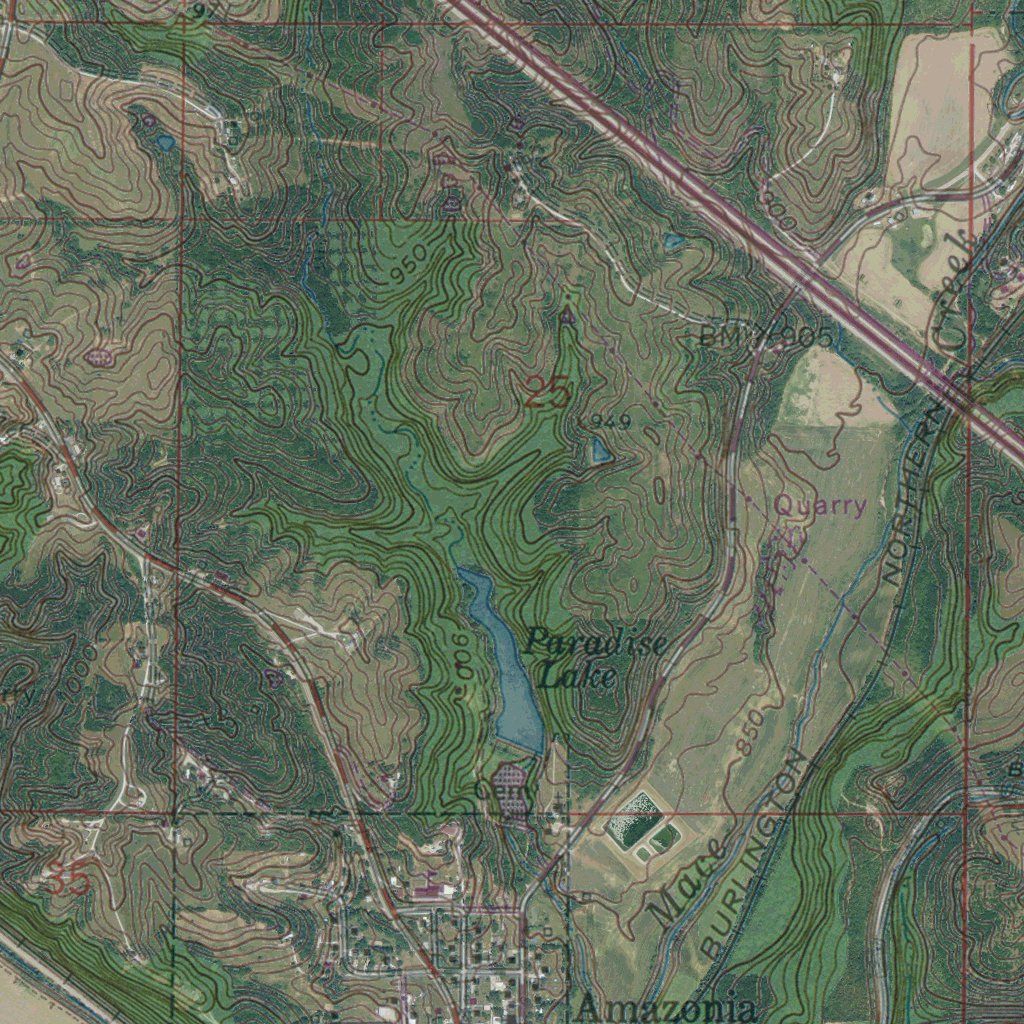 MO-KS-AMAZONIA: GeoChange 1957-2012 Map by Western Michigan University ...