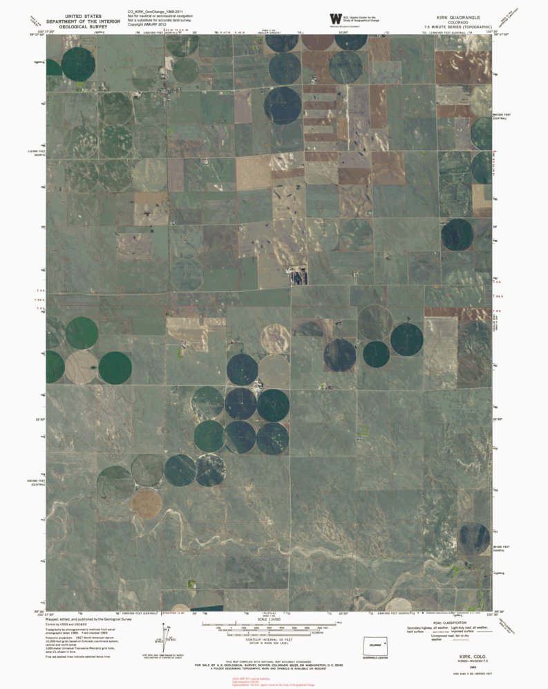 CO-KIRK: GeoChange 1968-2011 Map by Western Michigan University ...