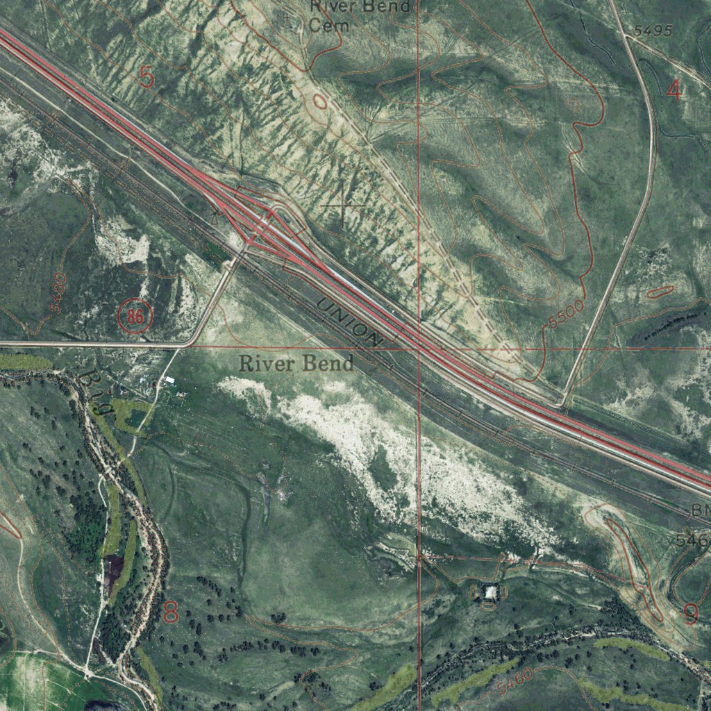 CO-RIVER BEND: GeoChange 1968-2011 Map by Western Michigan University ...