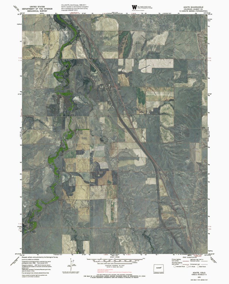 CO-AGATE: GeoChange 1968-2011 Map by Western Michigan University ...