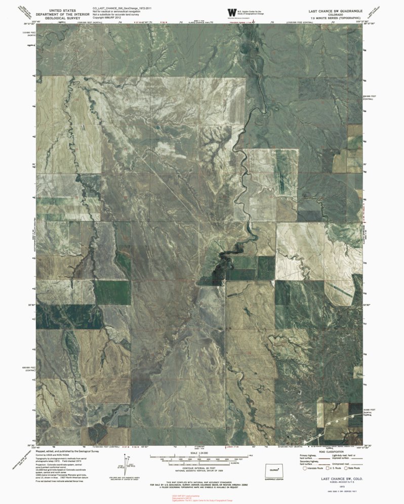 CO-LAST CHANCE SW: GeoChange 1972-2011 Map by Western Michigan ...
