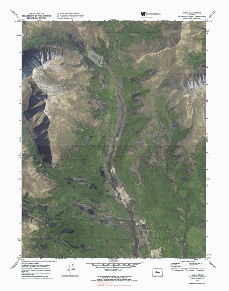 CO-ALMA: GeoChange 1968-2011 Map by Western Michigan University ...
