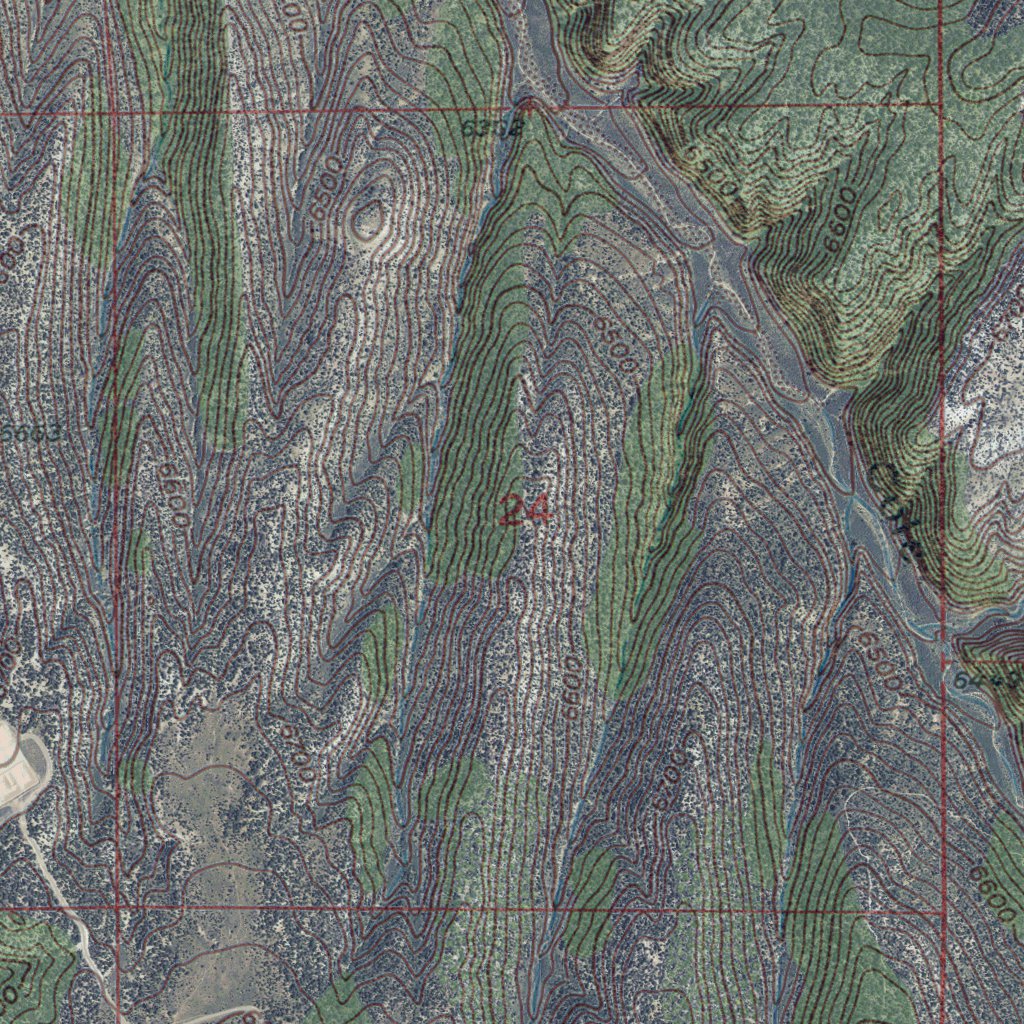 CO-GREASEWOOD GULCH: GeoChange 1948-2011 Map by Western Michigan ...