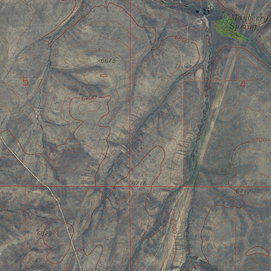 CO-MAYBERRY SPRING: GeoChange 1968-2011 Map by Western Michigan ...