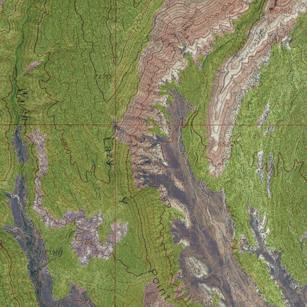 CO-LAZY Y POINT: GeoChange 1962-2011 Map by Western Michigan University ...