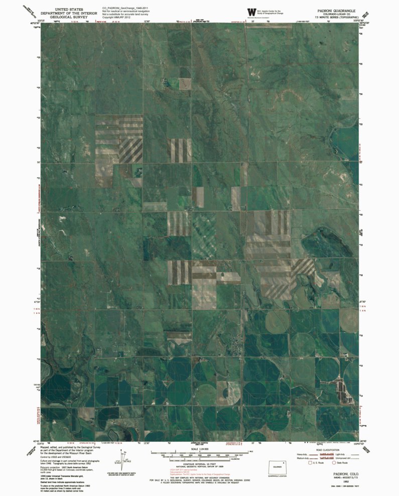 CO-PADRONI: GeoChange 1948-2011 Map by Western Michigan University ...