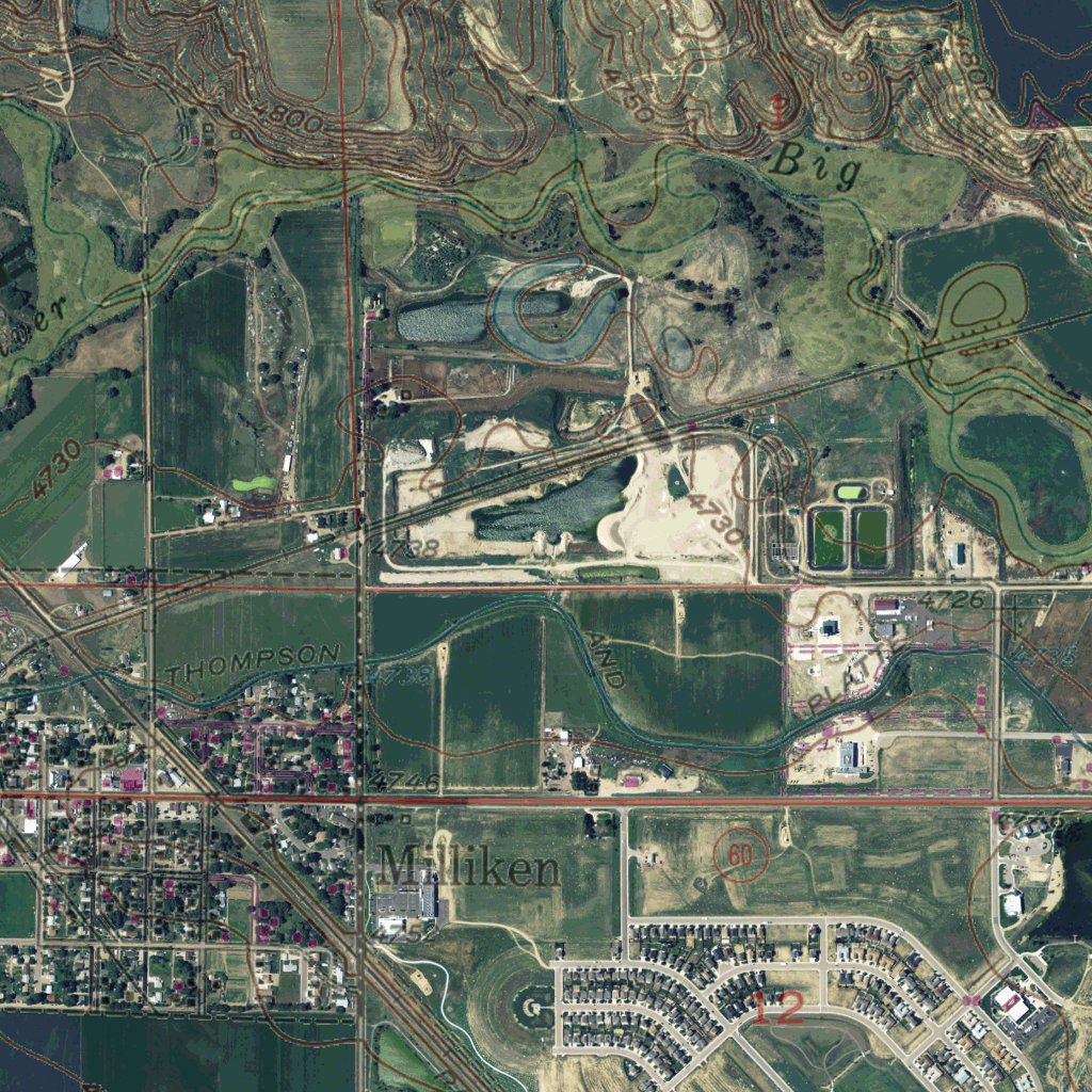 CO-MILLIKEN: GeoChange 1948-2011 Map by Western Michigan University ...