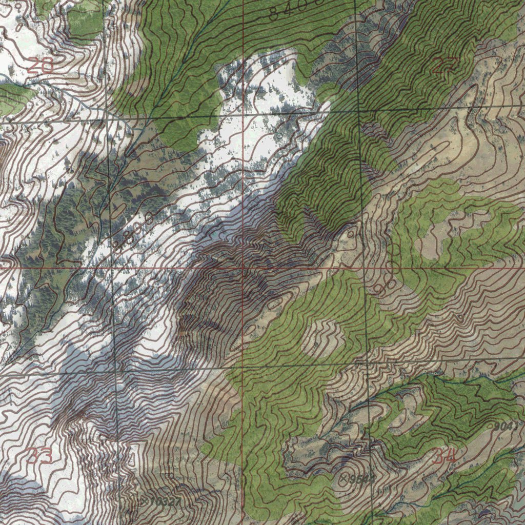 ID-SMILEY MOUNTAIN: GeoChange 1957-2013 Map by Western Michigan ...