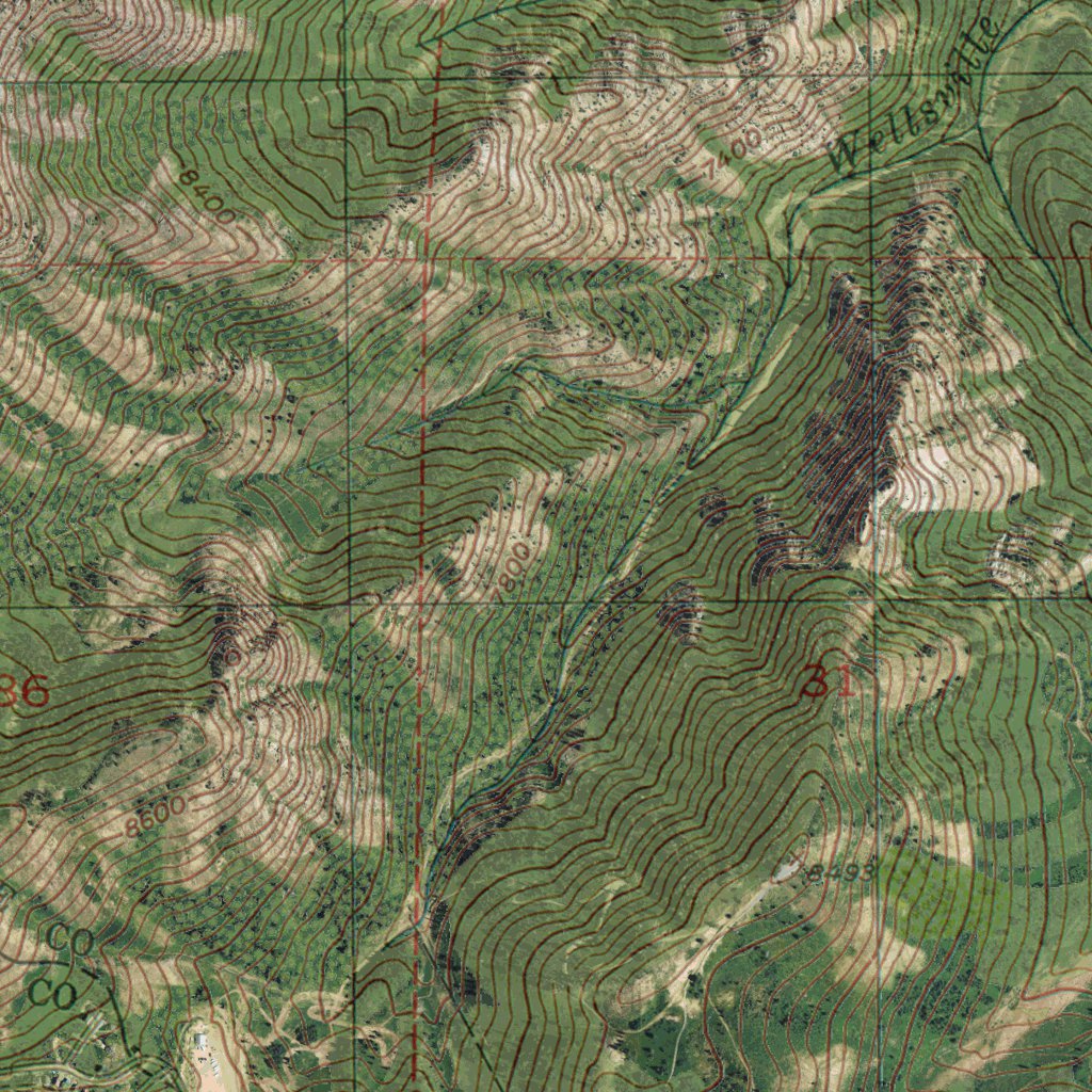 UT-JAMES PEAK: GeoChange 1953-2011 Map by Western Michigan University ...