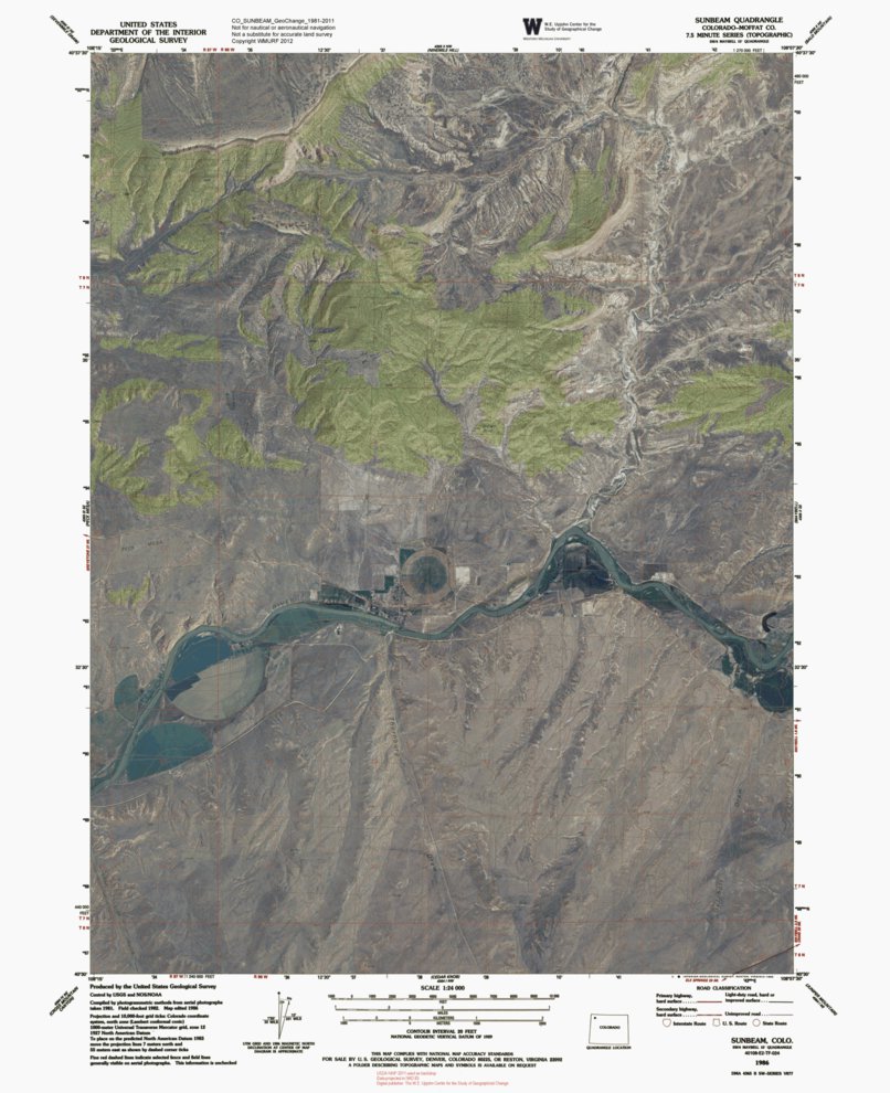 CO-SUNBEAM: GeoChange 1981-2011 Map by Western Michigan University ...