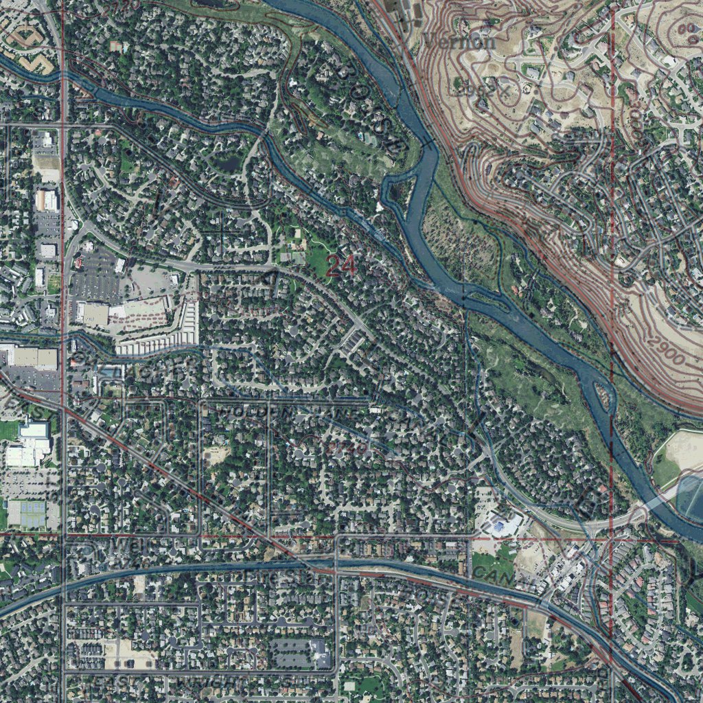ID-BOISE SOUTH: GeoChange 1971-2013 Map by Western Michigan University ...