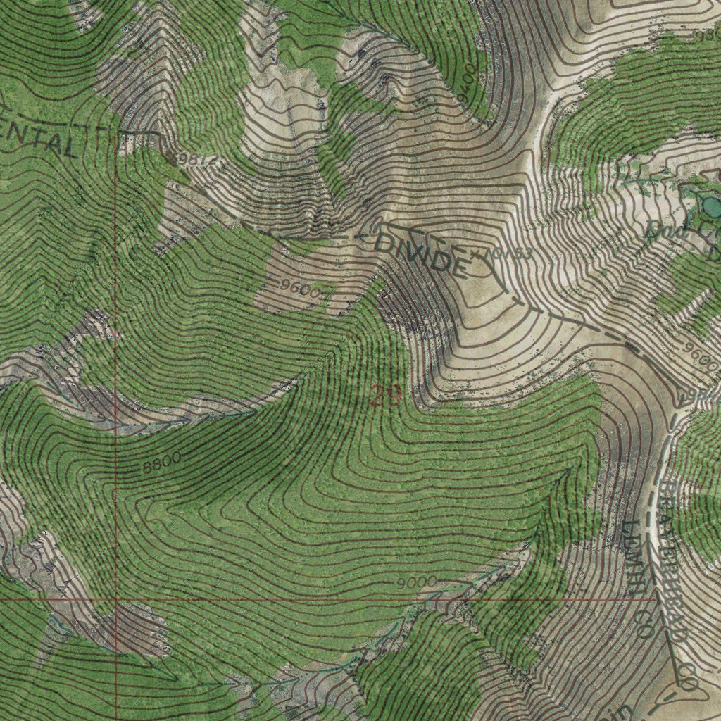 MT-ID-DEADMAN PASS: GeoChange 1964-2013 Map by Western Michigan ...