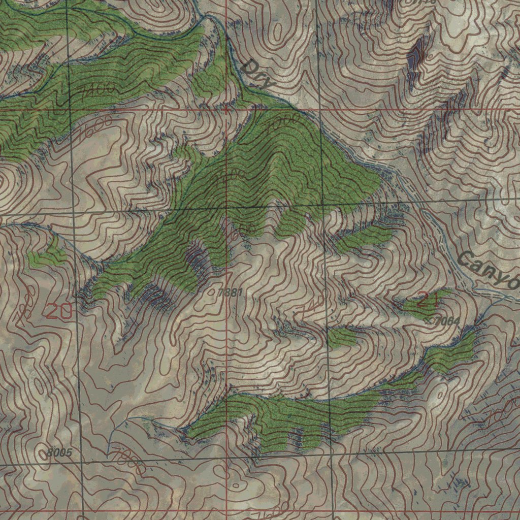 ID-MILLER PEAK: GeoChange 1957-2013 Map by Western Michigan University ...