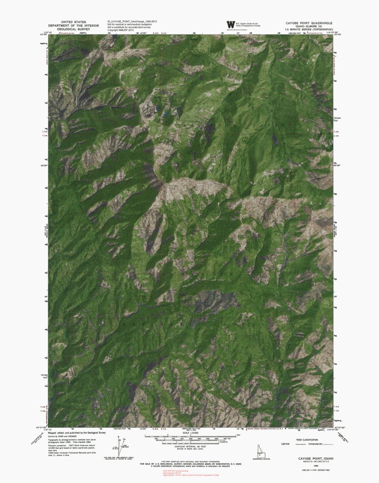 ID-CAYUSE POINT: GeoChange 1959-2013 Map by Western Michigan University ...