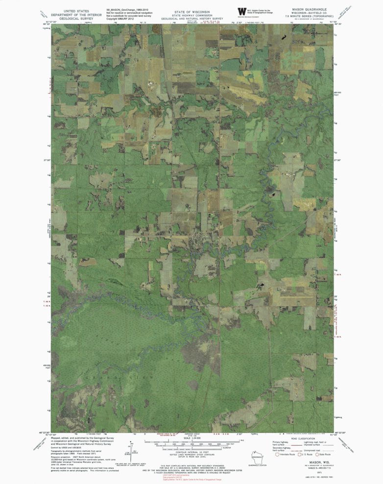 WI-MASON: GeoChange 1969-2010 Map by Western Michigan University ...