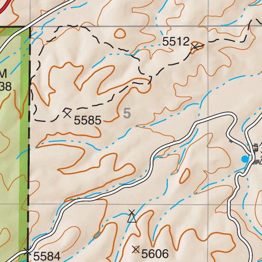 Lincoln National Forest Quadrangle: ARROYO SERRANO WEST Map by US ...