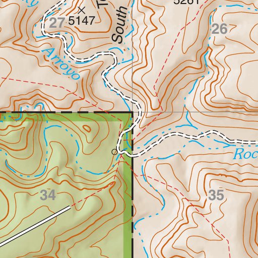 Lincoln National Forest Quadrangle: ARES PEAK Map by US Forest Service ...