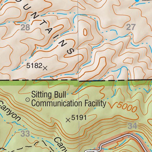 Lincoln National Forest Quadrangle: RED BLUFF DRAW Map by US Forest ...