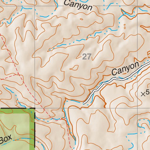 Lincoln National Forest Quadrangle: PACKSADDLE CANYON Map by US Forest ...