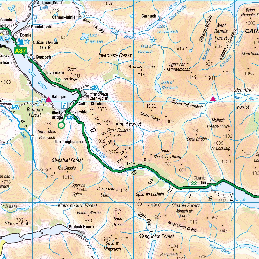 Northern Scotland 1:250,000 Road Atlas Map by Paul Johnson - Offline ...
