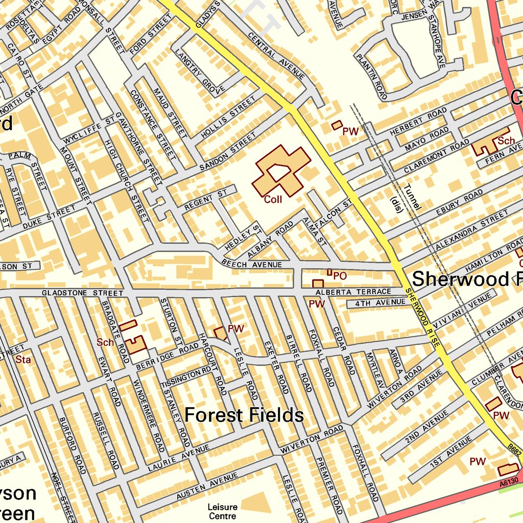Nottingham Street Map by Paul Johnson - Offline Maps | Avenza Maps