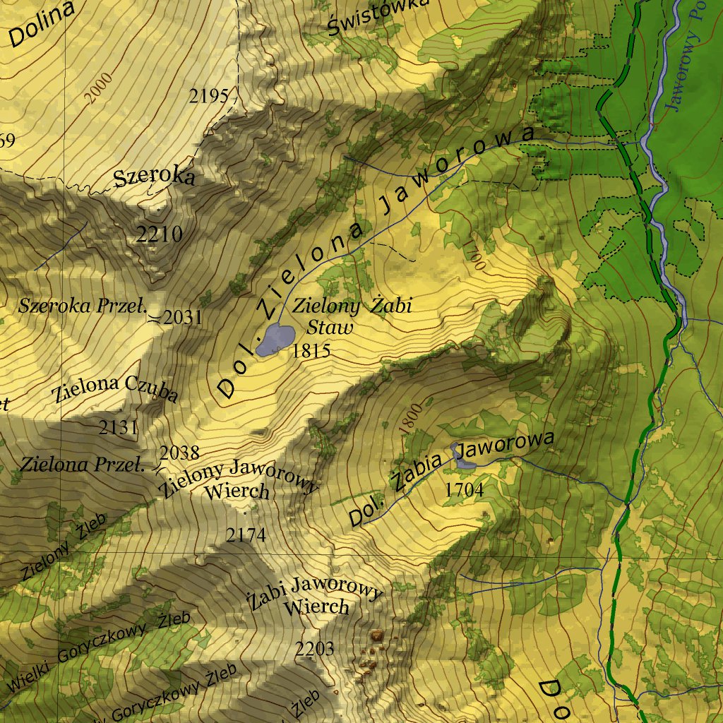 Tatry Wysokie Map by Adventuremapping Ltd. | Avenza Maps