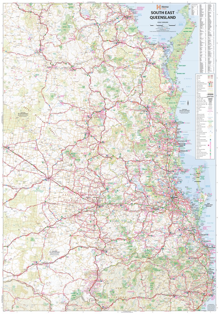 Hema - South East Queensland Map by Hema Maps | Avenza Maps