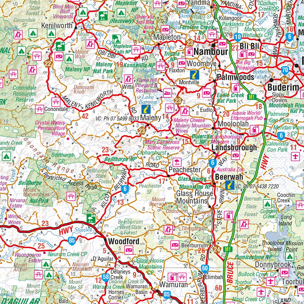 Hema - South East Queensland Map by Hema Maps | Avenza Maps